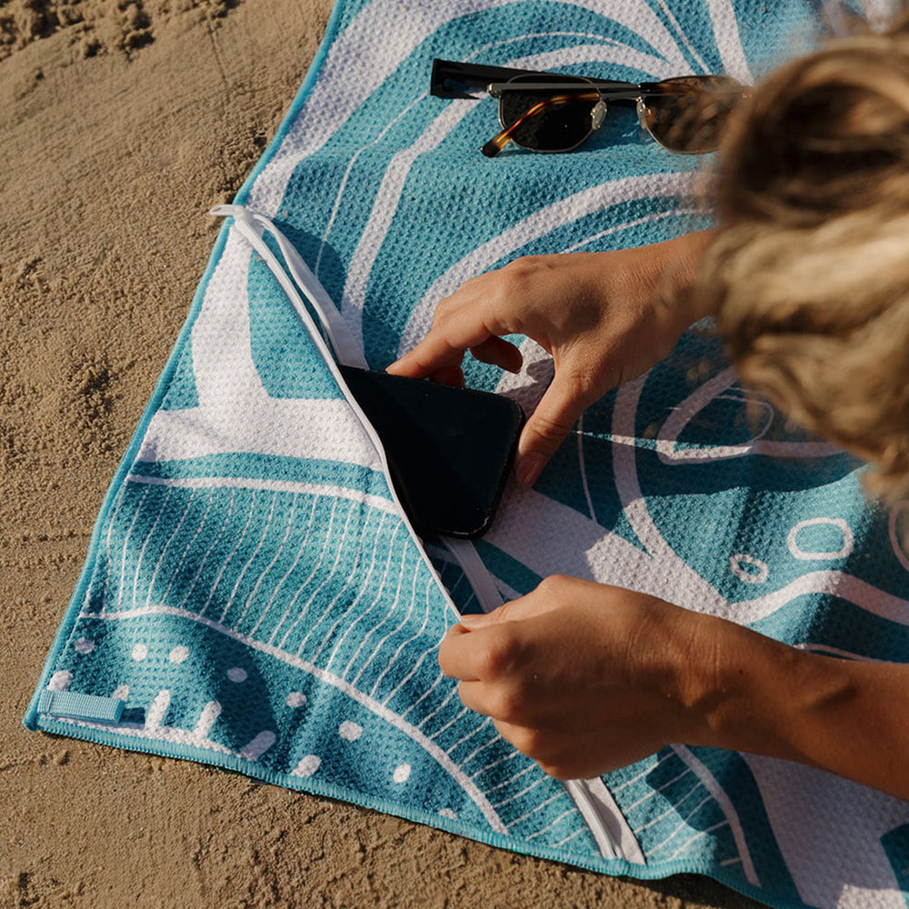 Whale Tale Sand Free Beach Towel | Single