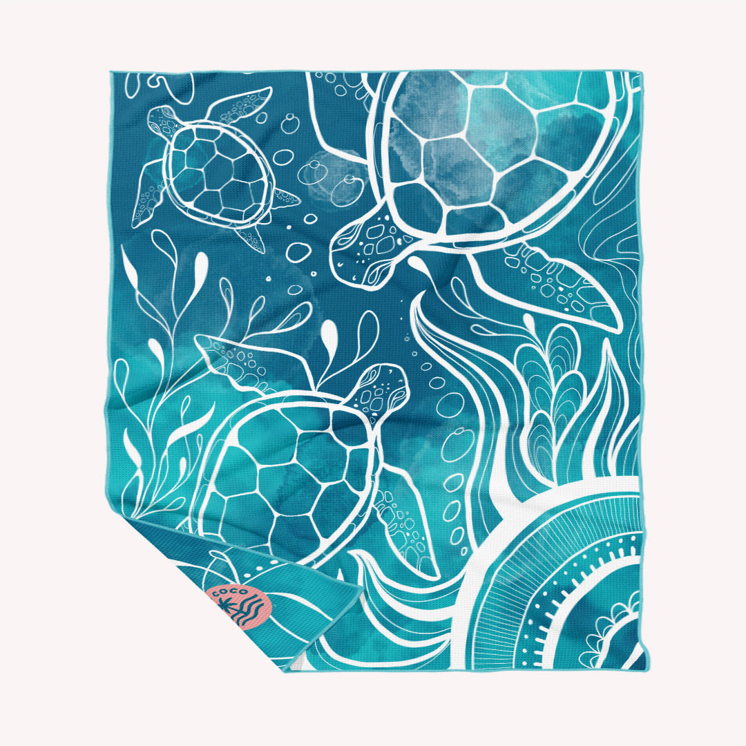 Sand Free Beach Towel Whale Tale | Double Size
